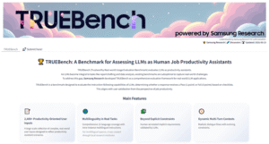 Samsung Introduces TRUEBench: A Benchmark for Real-World AI ...